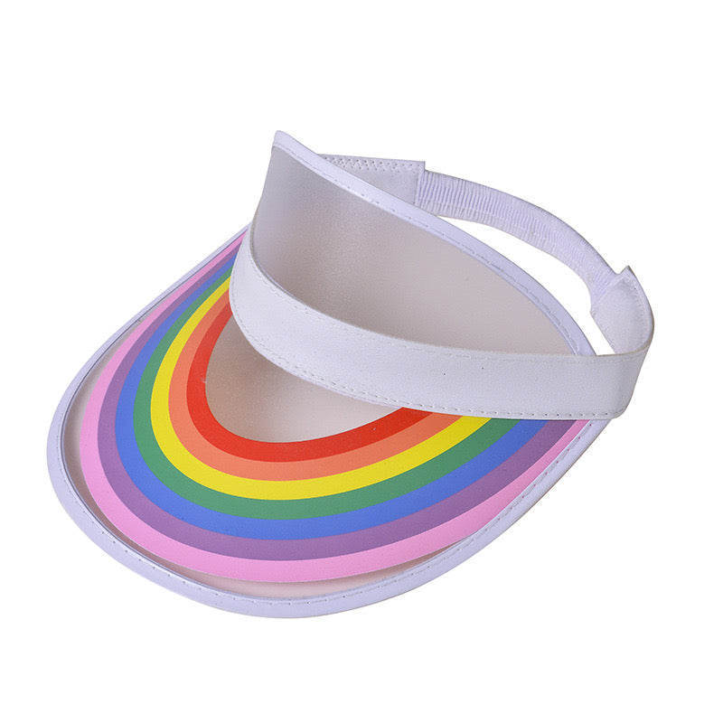 Retro Rainbow Visor | Mavi Bandz